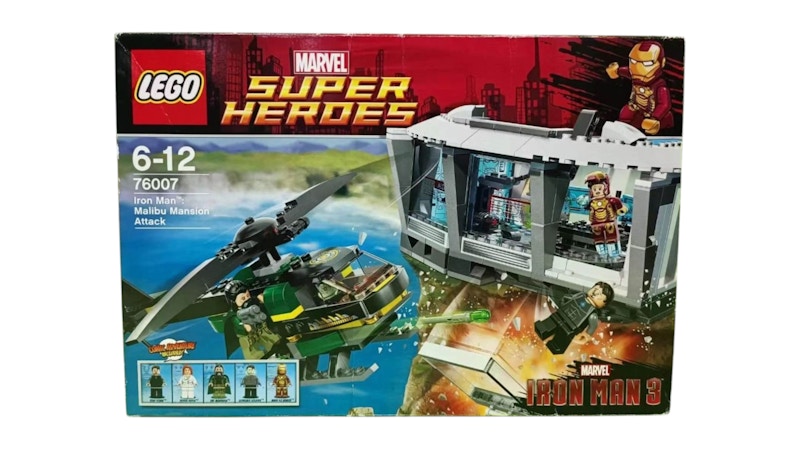 LEGO Marvel Super Heroes Iron Man: Malibu Mansion Set de Ataque 76007 - MX