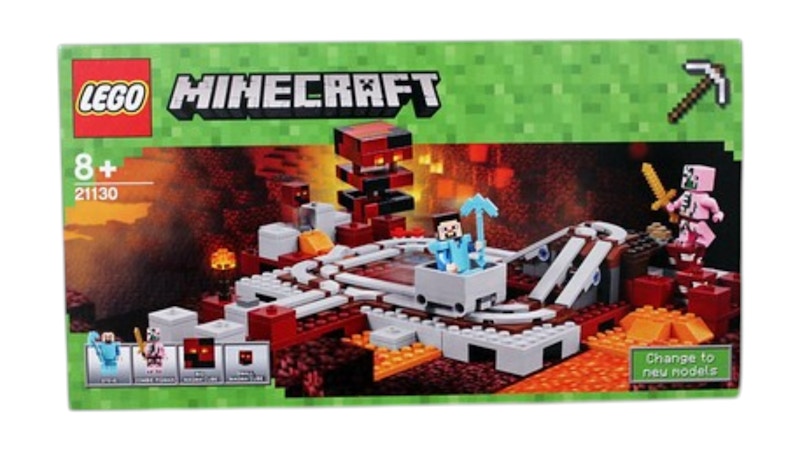 Set LEGO Minecraft The Nether Railway 21130 - MX