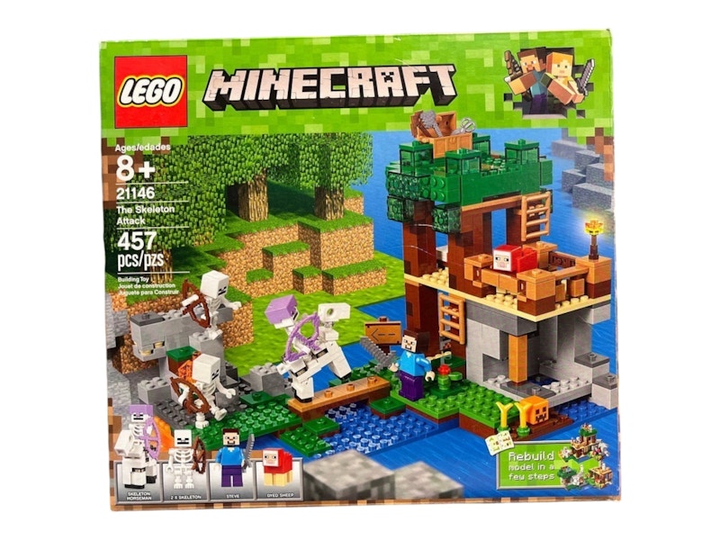 LEGO Minecraft The Skeleton Attack Set 21146 - TW