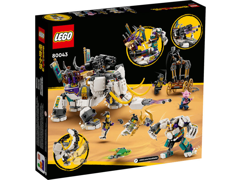 LEGO Monkie Kid Yellow Tusk Elephant Set 80043 - US