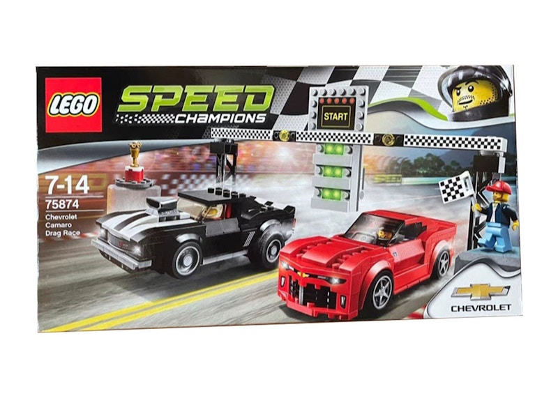 LEGO Speed Champions Chevrolet Camaro Drag Race Set 75874 - GB