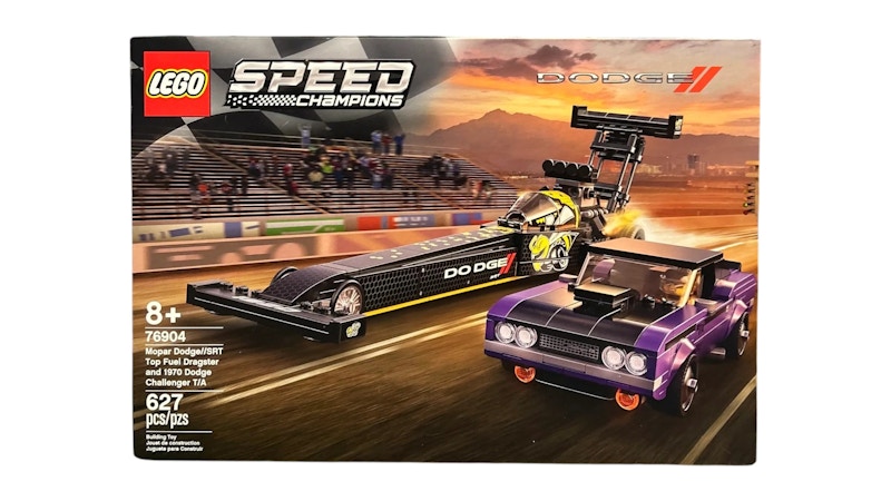 LEGO Speed Champions Mopar Dodge//SRT Top Fuel Dragster y Dodge ...