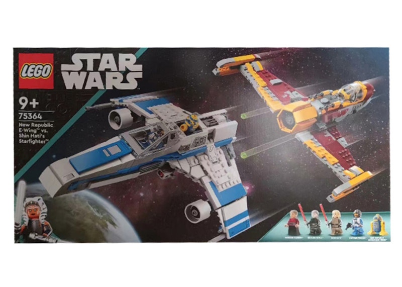 LEGO Star Wars New Republic E-Wing vs. Shin Hati’s Starfighter Set ...
