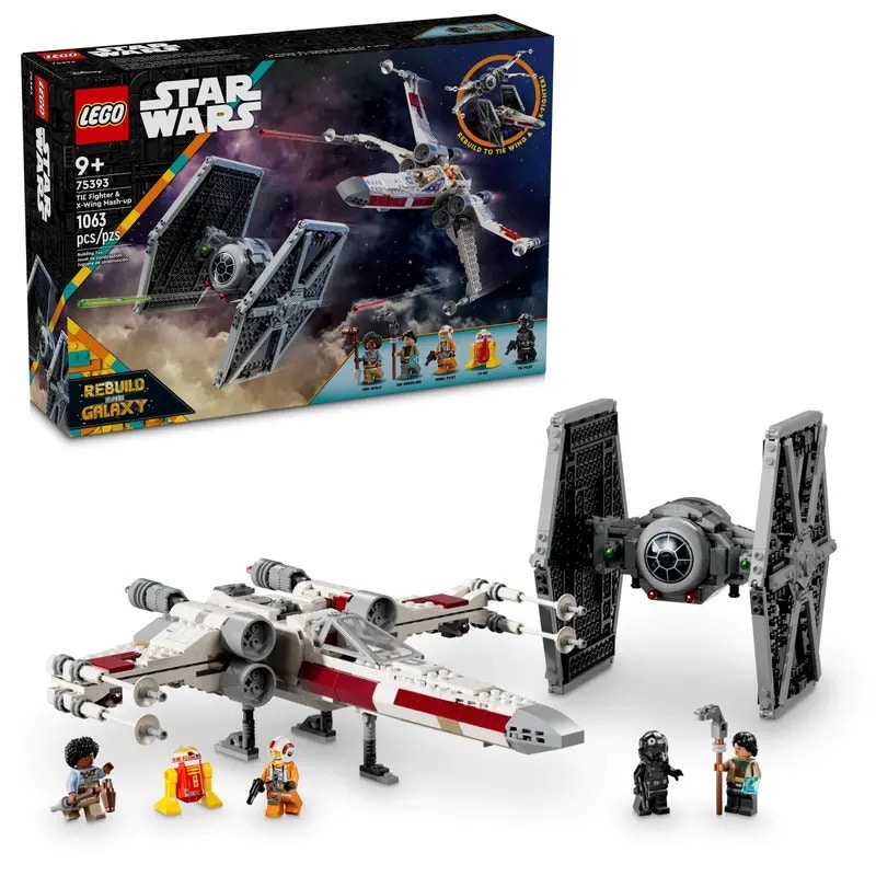 LEGO Star Wars TIE Fighter & X-Wing Mash-up Set 75393 - GB
