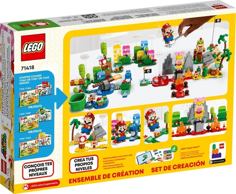 LEGO Super Mario Creativity Toolbox Set 71418 - US