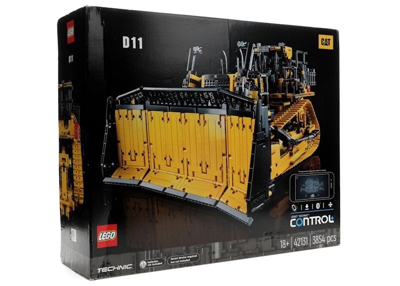 LEGO Technic App-Controlled Cat D11 Bulldozer Set 42131 Yellow/Black ...