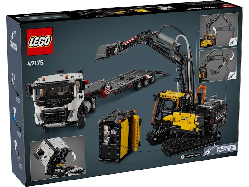 LEGO Technic Volvo FMX Truck & EC230 Electric Excavator Set 42175 - US