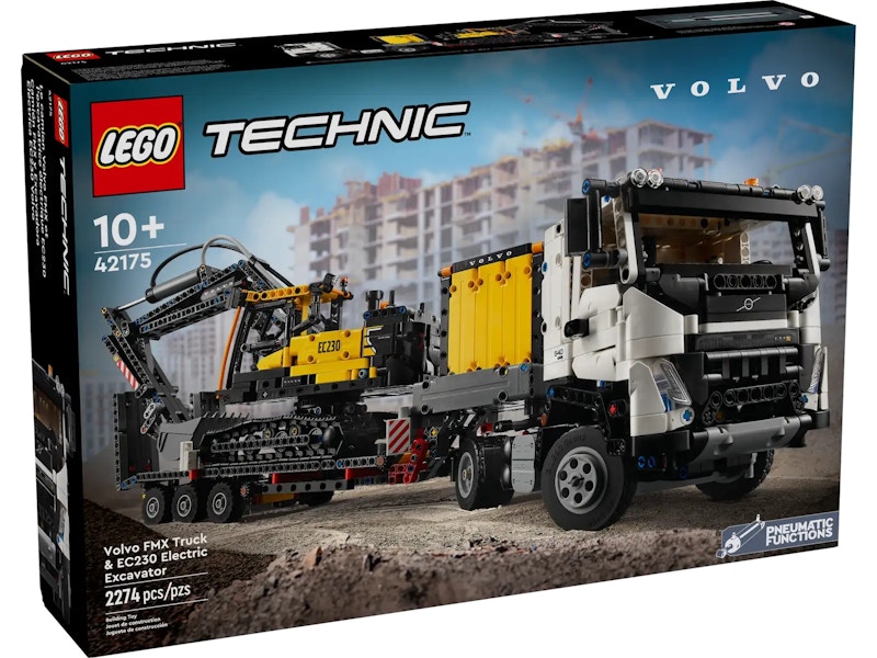 LEGO Technic Volvo FMX Truck & EC230 Electric Excavator Set 42175 - KR