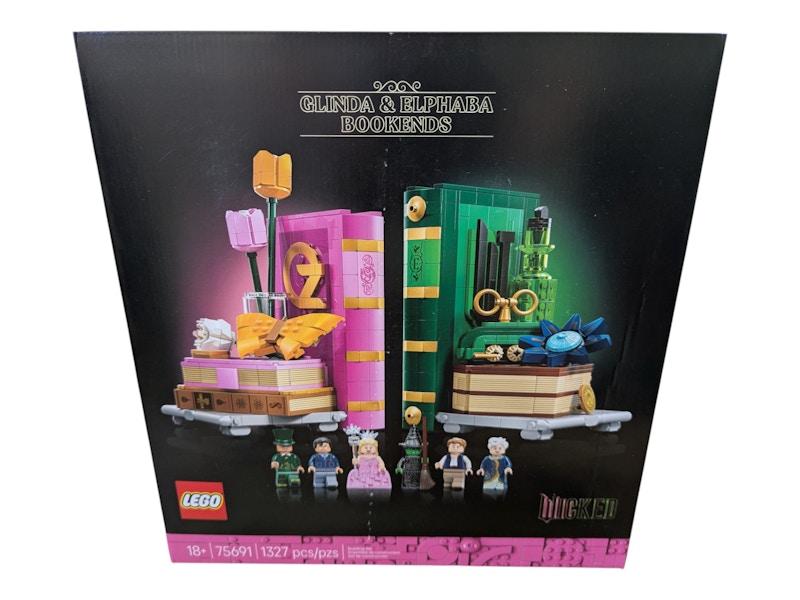 LEGO Wicked Glinda & Elphaba Bookends Set 75691 - US