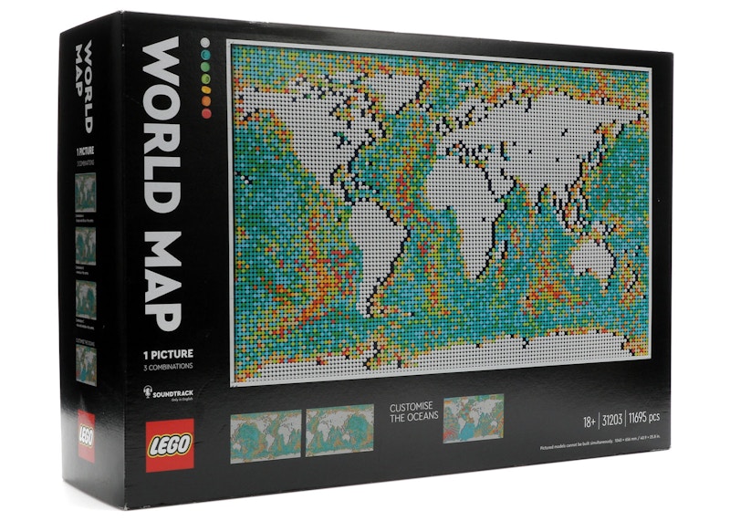 LEGO World Map Set 31203 - US