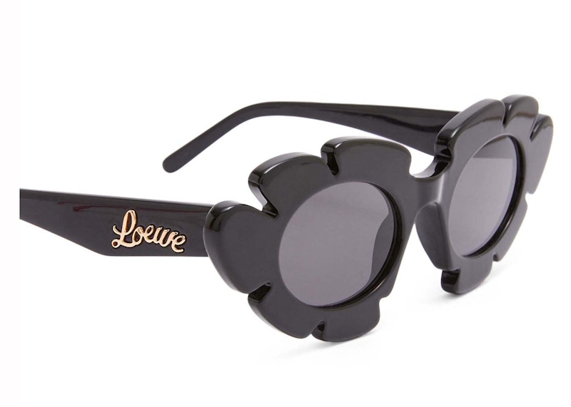 LOEWE Flower Sunglasses in injected Nylon Black (G000270X03 1100) in ...
