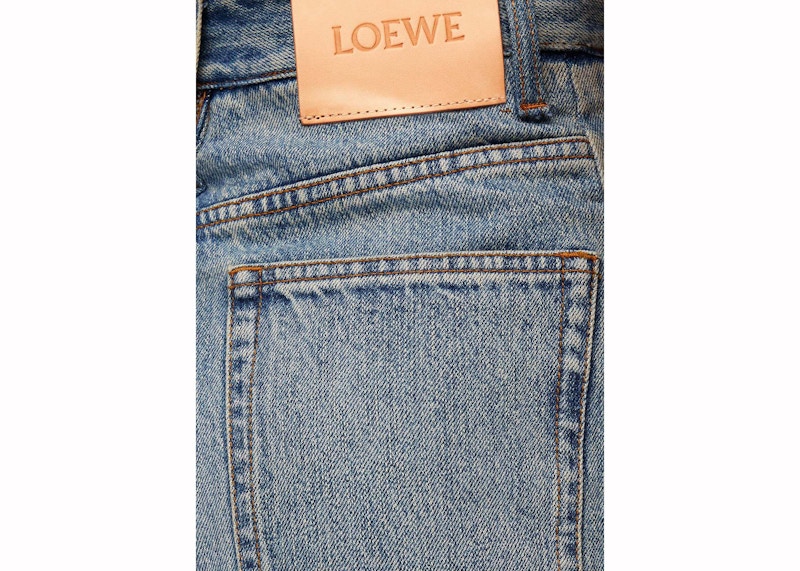 LOEWE High Waisted Jeans Washed Denim Men's - SS24 - US