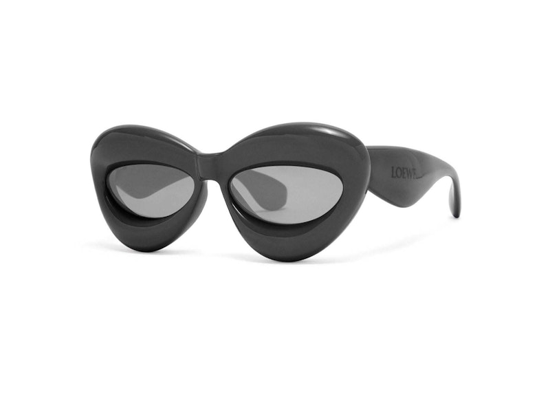 LOEWE Inflated Cateye Sunglasses in Nylon Black (G00036IX02 1100) in ...