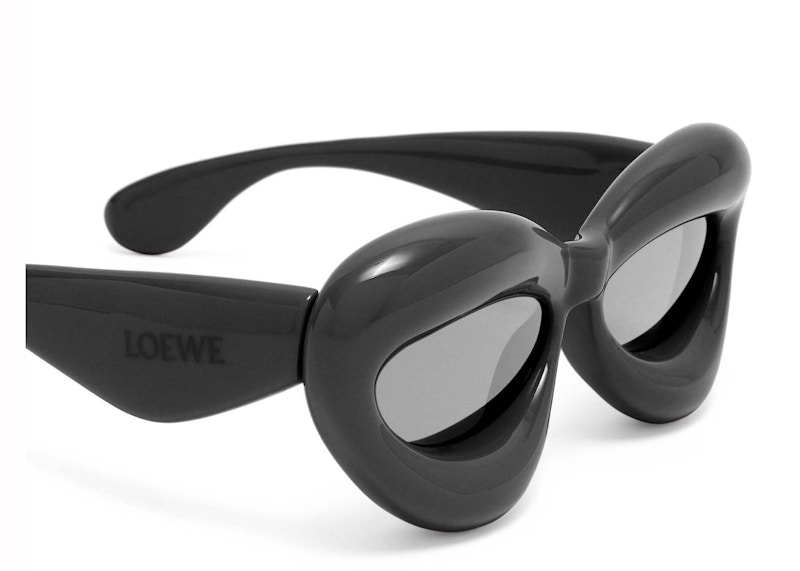 LOEWE Inflated Cateye Sunglasses in Nylon Black (G00036IX02 1100) in ...