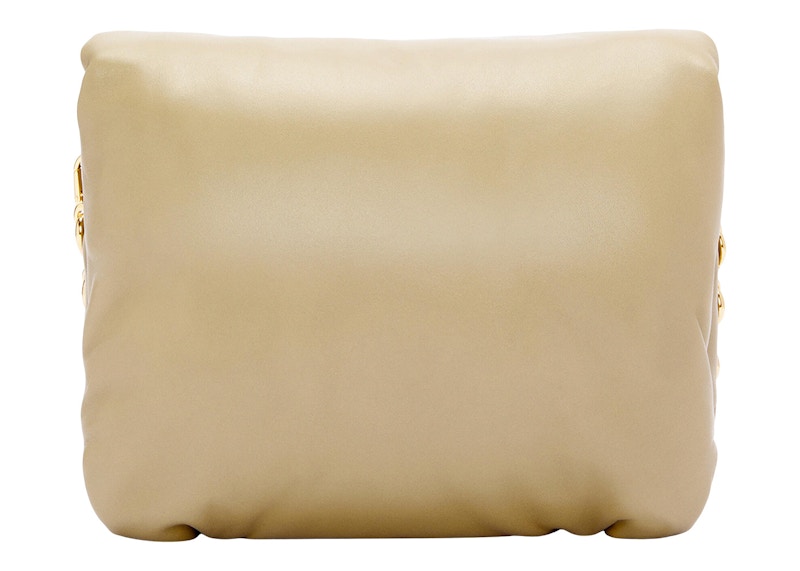 LOEWE Puffer Goya Shoulder Bag Clay Green in Shiny Nappa Lambskin ...
