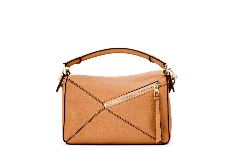 LOEWE Small Puzzle Bag In Soft Grained Calfskin Light Caramel in Soft ...