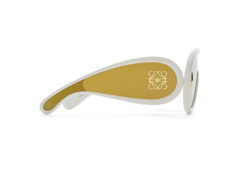 LOEWE Wave Mask Sunglasses Ivory (G000487X01 2110) in Nylon - US