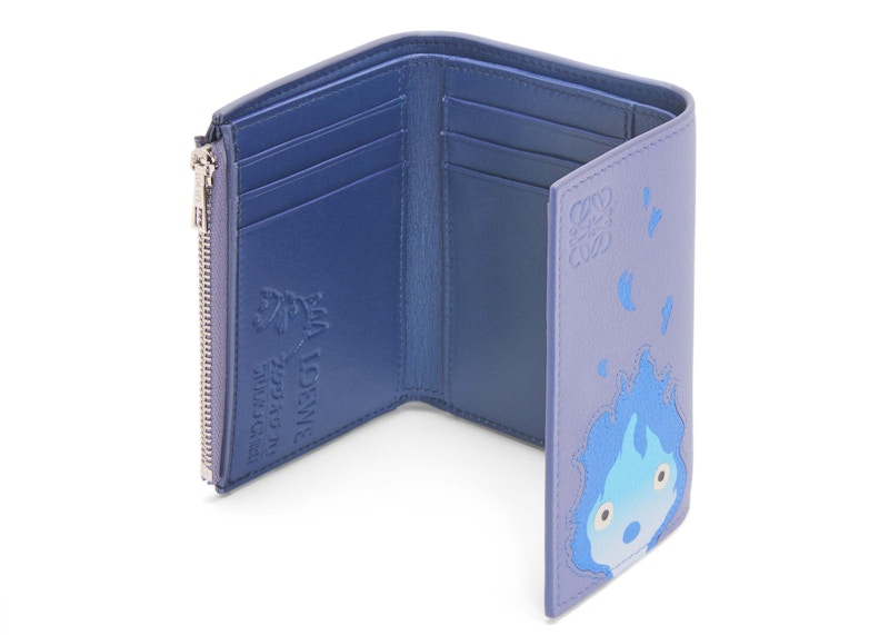 LOEWE x Howls Calcifer Small Vertical Wallet In Classic Calfskin ...