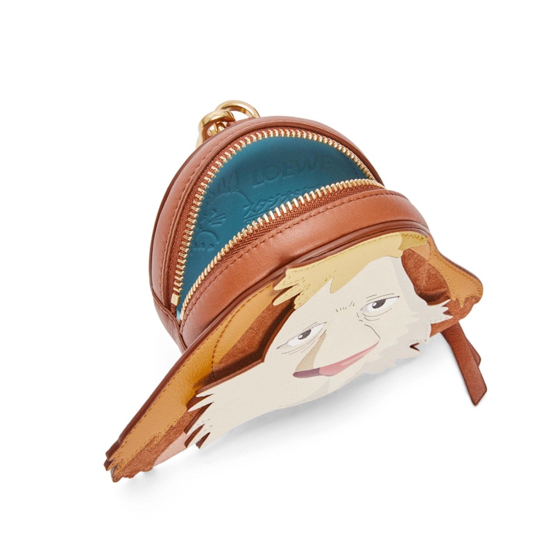 LOEWE x Howls Heen Cookie Pouch In Classic Calfskin Rust in Calfskin ...