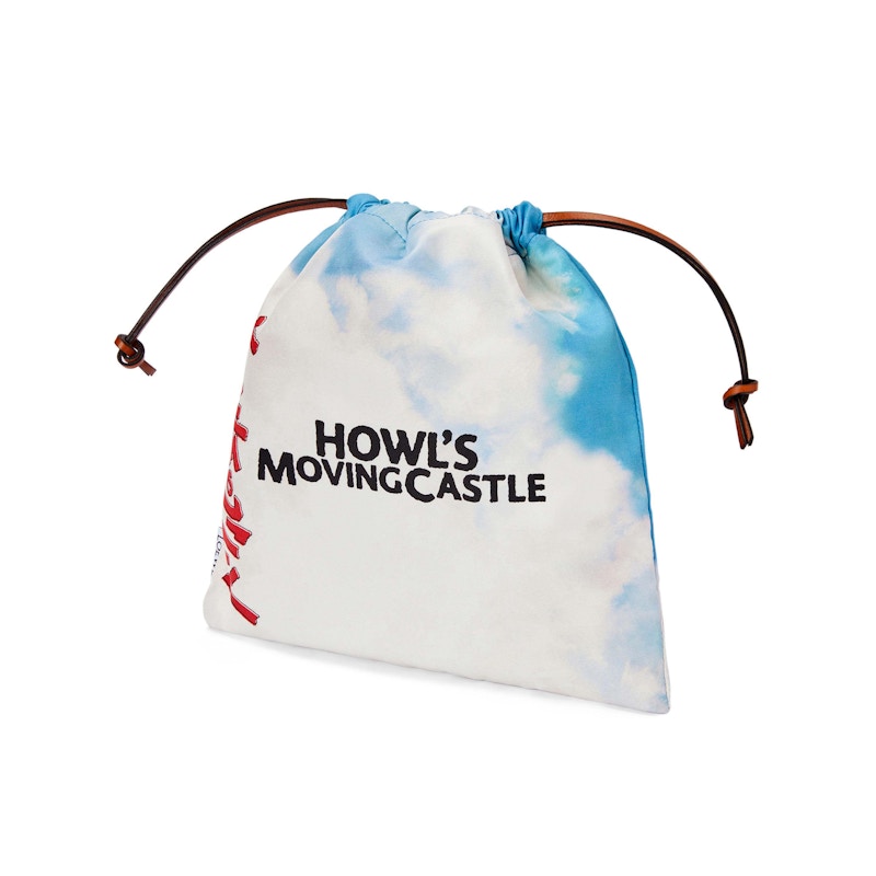 LOEWE x Howls Moving Castle Drawstring Pouch In Canvas Multicolor in ...