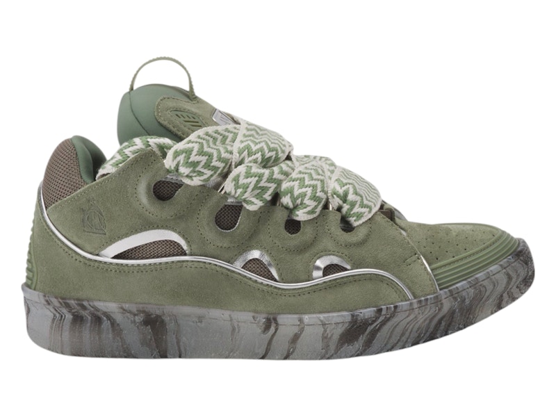 Lanvin Leather Curb Green Silver Men's - FU SKDK12 MARB P2540 - US