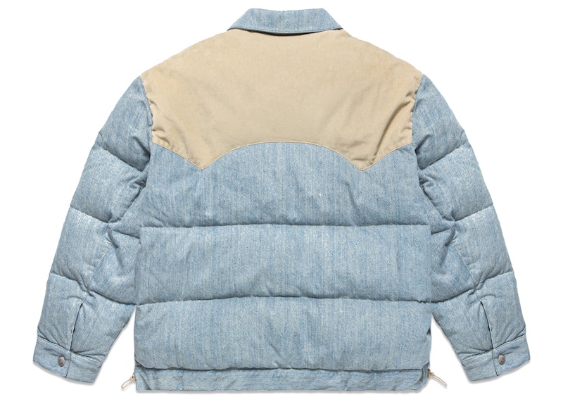 Levis x CLOT Reversible Denim Puffer Jacket Indigo Blue Men's - SS23 - US