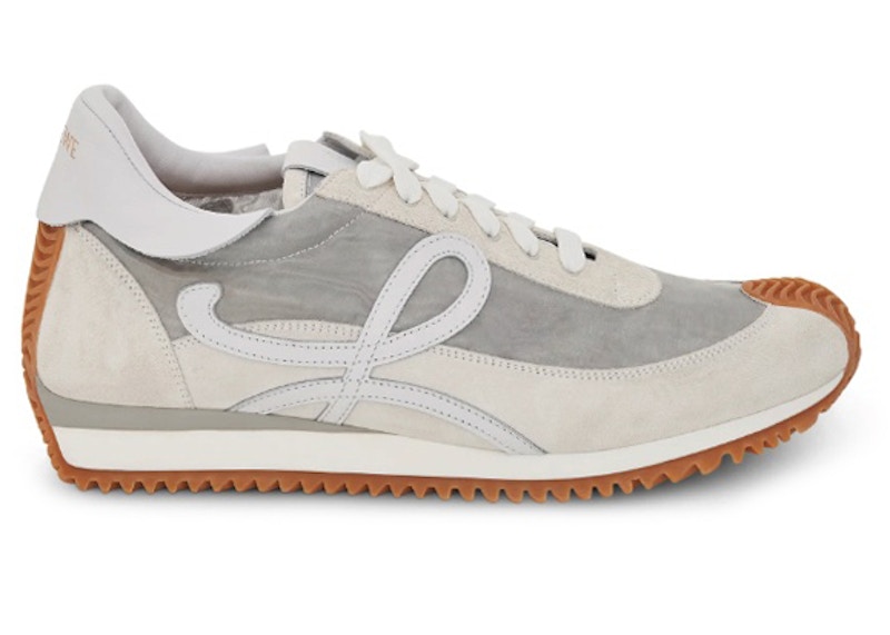 Loewe Flow Runner Low Silver White 남성 - M816282X50-9382 - KR