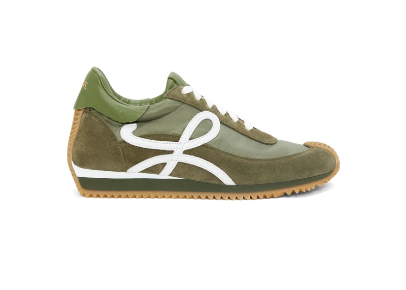 Loewe Flow Runner Olive White Men's - M816282XAJ - US