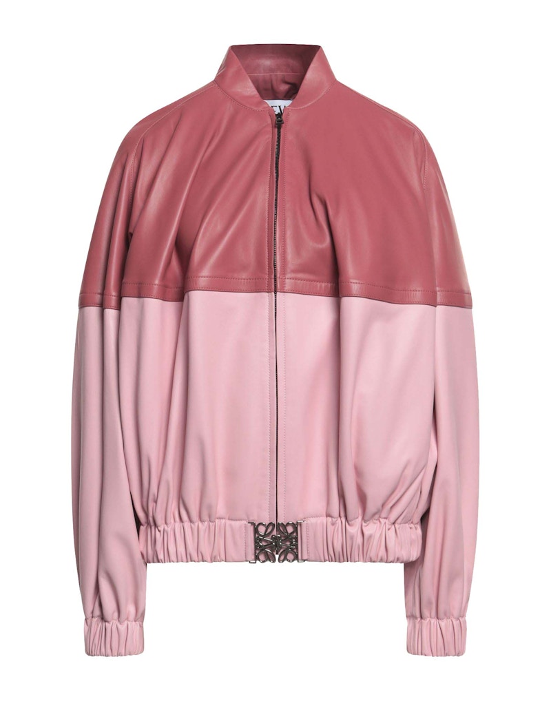 LOEWE Nappa Bomber Jacket Pink/Pink - US