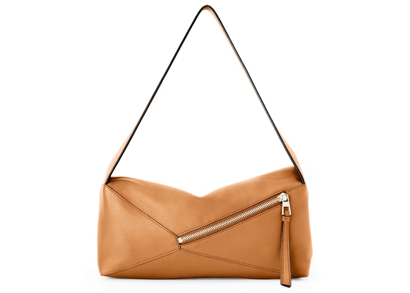 LOEWE Puzzle Hobo Bag in Nappa Calfskin Warm Desert in Calfskin Leather ...