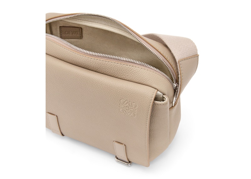 LOEWE XS Military Messenger Bag Sand in Soft Grained Leather with ...