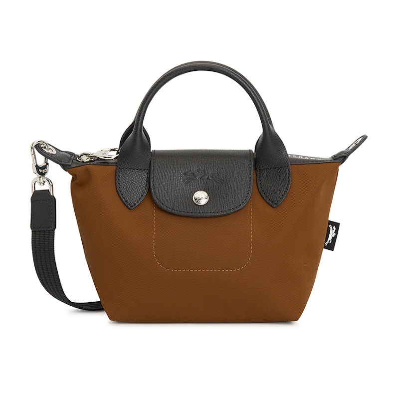 Longchamp Le Pliage Energy XS Tote Brown in Leather - US