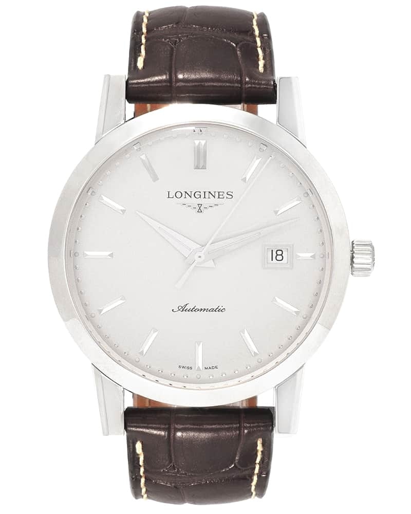 Longines Heritage Classic Date L4.825.4.92.2 40mm in Stainless Steel - ES