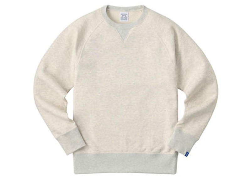 Loopwheeler LW250 Loop Knit Crew Sweatshirt Oatmeal Men's - SS23 - US