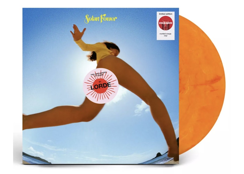 Lorde Solar Power Target Exclusive LP Vinyl Marbled Orange - US