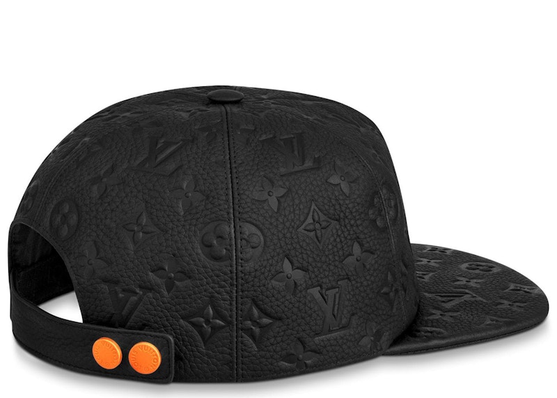 Louis Vuitton 1 Cap Embossed Monogram Leather Black in Taurillon ...