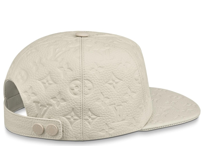 Louis Vuitton 1.0 Cap Embossed Monogram Leather White in Taurillon ...
