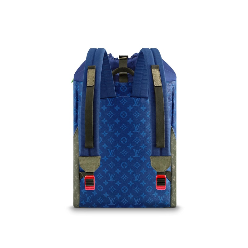 Louis Vuitton Backpack Monogram Pacific Outdoor Blue Multicolor in ...