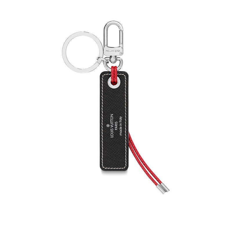 Louis Vuitton Bag Charm and Key Holder Tab Alps Long Black in Coated ...