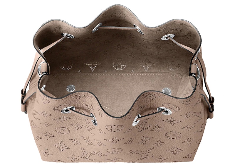 Louis Vuitton Bella Bucket Bag Galet in Perforated Calf Leather with ...