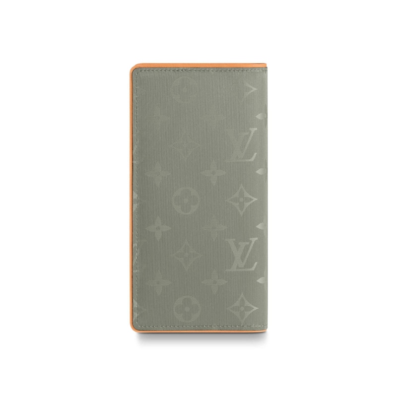 Louis Vuitton Brazza Wallet Monogram Grey in Titanium Canvas