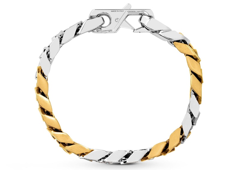 Louis Vuitton Chain Links Patches Bracelet Multicolor in Metal with ...