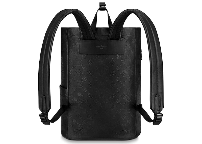 Louis Vuitton Chalk Backpack Monogram Shadow Black in Calf Leather with ...