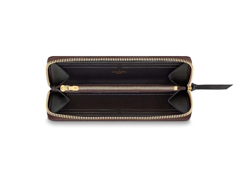 Louis Vuitton Clemence Wallet Monogram Reverse in Coated Canvas with ...