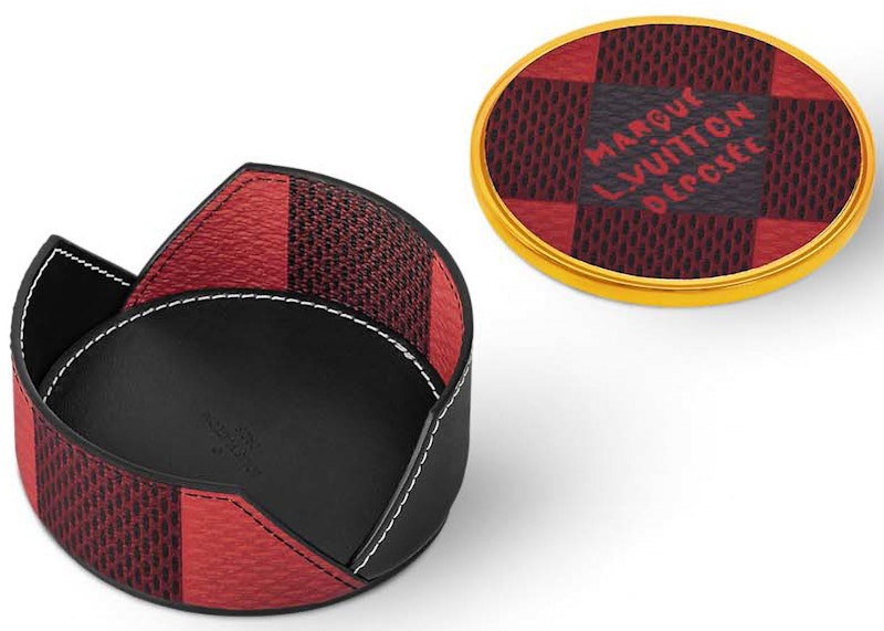 Louis Vuitton Coasters Buffalo Multicolor in Leather/Plexiglass - US