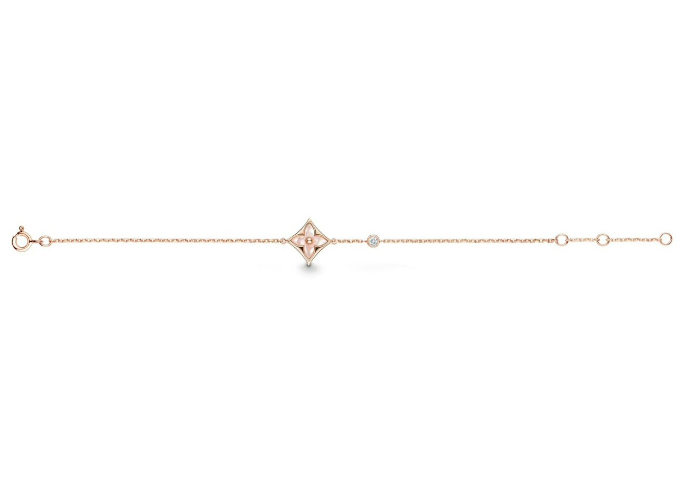 Louis Vuitton Color Blossom BB Star Bracelet Pink in Gold/Diamonds with ... Louis Vuitton Color Blossom BB Star Bracelet Pink in Gold/Diamonds with ...