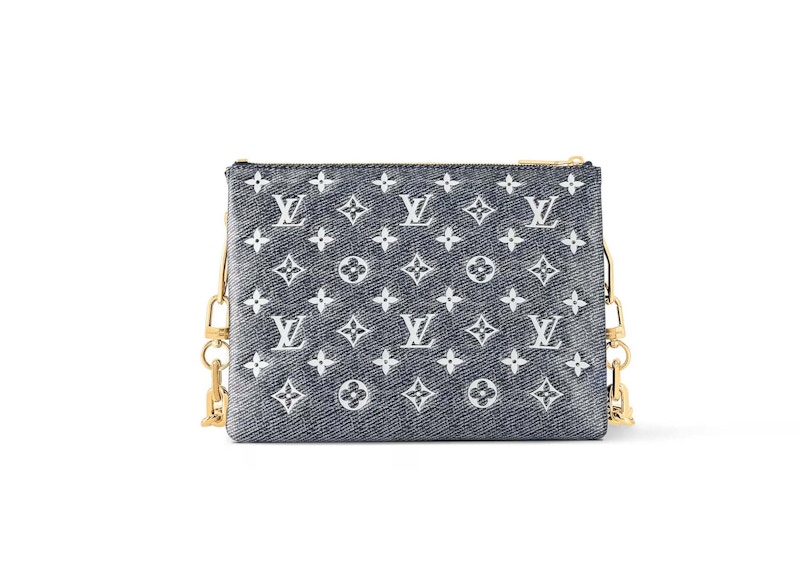 Louis Vuitton Coussin PM Blue in Lambskin Leather with Gold-tone - US