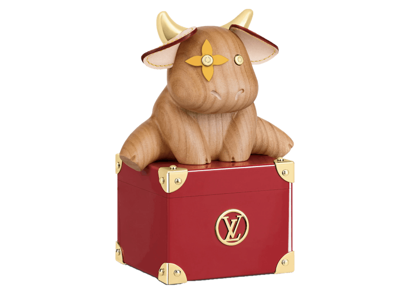 Louis Vuitton Cow Wood Box GI0570 Red - US