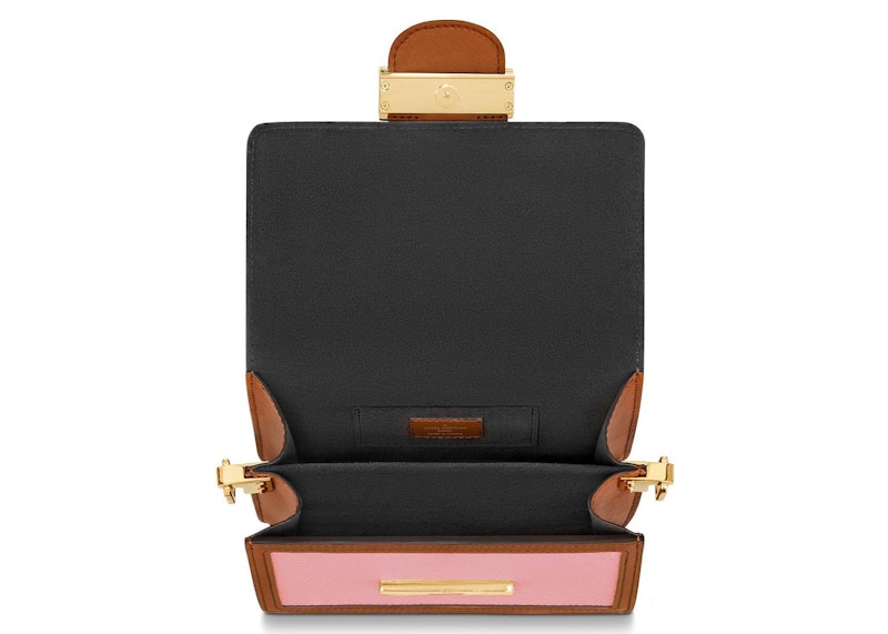 Louis Vuitton Dauphine Mini Bruni/Strawberry Milk in Taurillon Leather ...