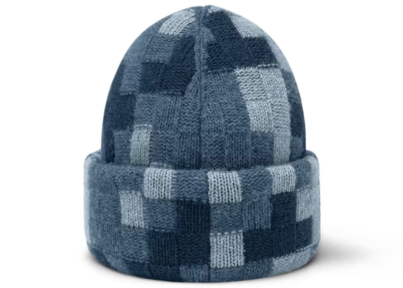 Louis Vuitton Denim Beanie Blue in Wool - US